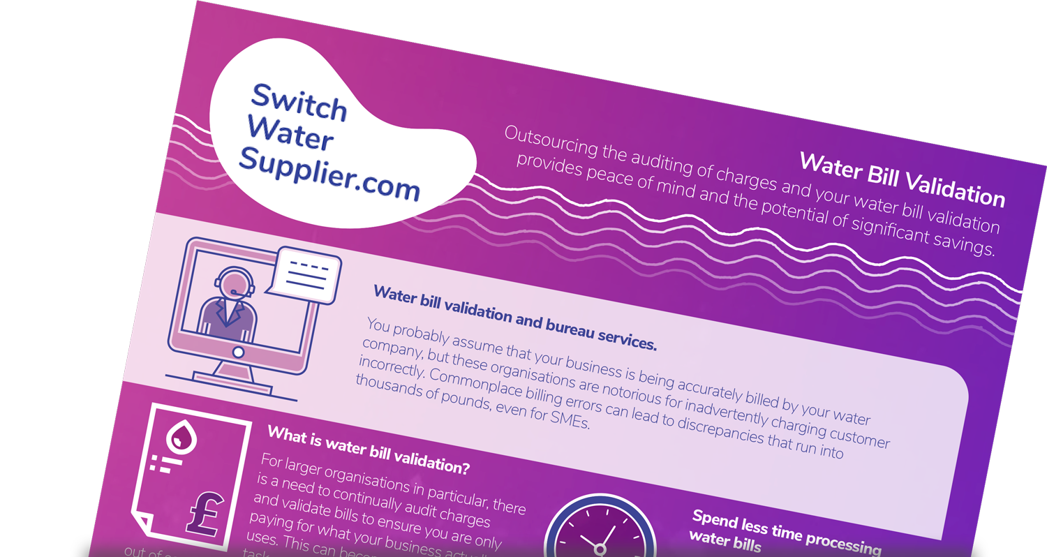 Water Bill & Invoice Validation - Switch Water Supplier